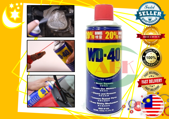 WD-40 MULTI USE LUBRICANT SPRAY 333ML (MADE IN USA) | Lazada