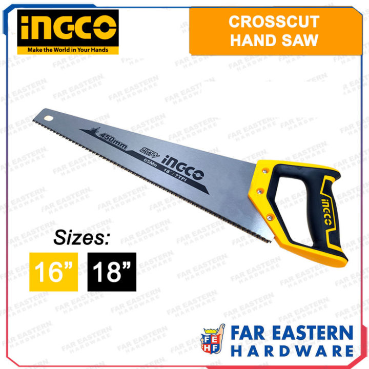 INGCO Crosscut Hand Saw 16" | 18" INHT | Lazada PH