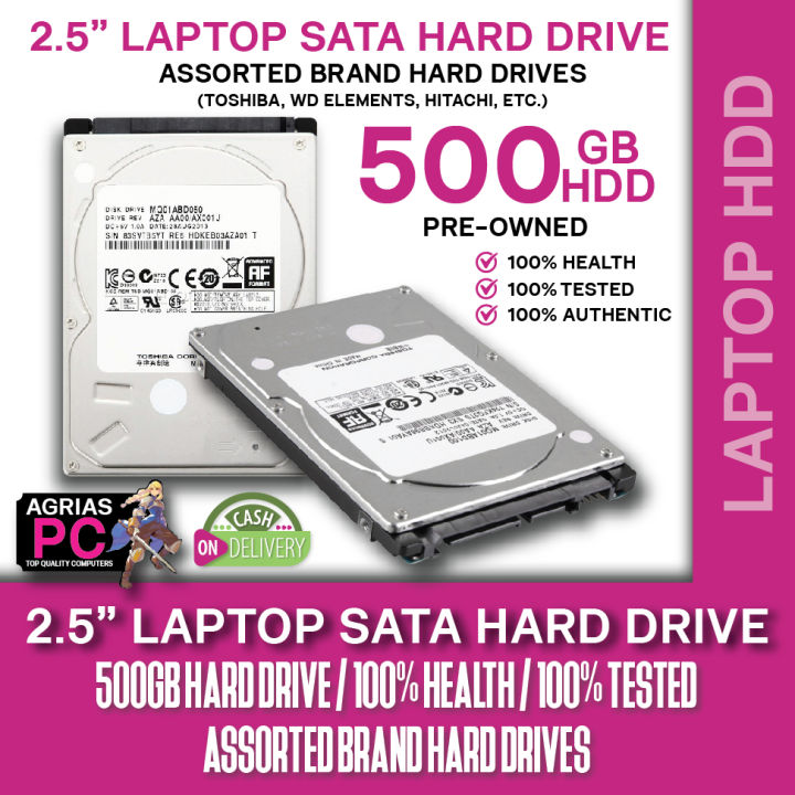 LAPTOP HARD DRIVE - 2.5" SATA HDD - (AVAILABLE 80GB / 250GB / 320GB ...