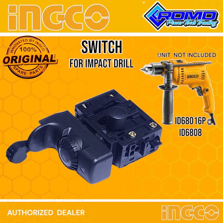 INGCO Switch for Impact Drill/Electric Drill ID68016P/ID6808 | Lazada PH