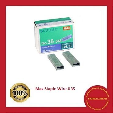 Staple wire no. 35 max 5000's/box | Lazada PH