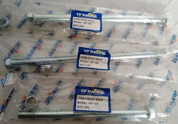 GP125 / X4 AXLES (FRONT /PIVOT/REAR AXLE) TP RACING JAPAN | Lazada PH