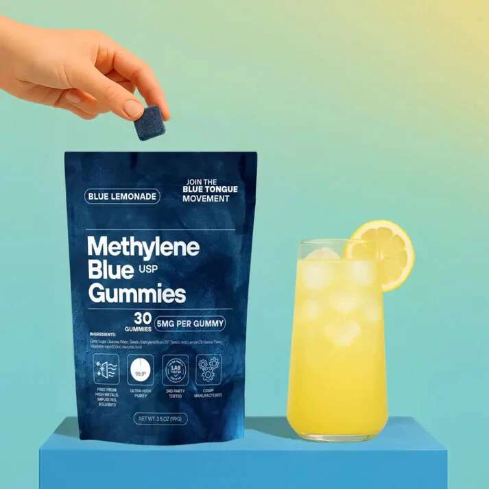 Methylene Blue 1% Phareutical Grade Gummies Highest Quality 5 mg Per ...