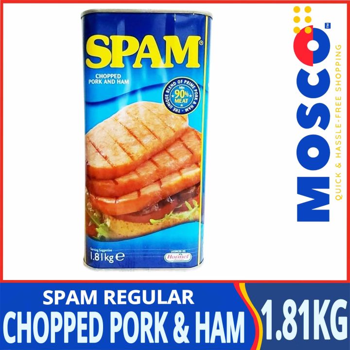 Spam Regular Chopped Pork and Ham 1.81kg | Lazada PH