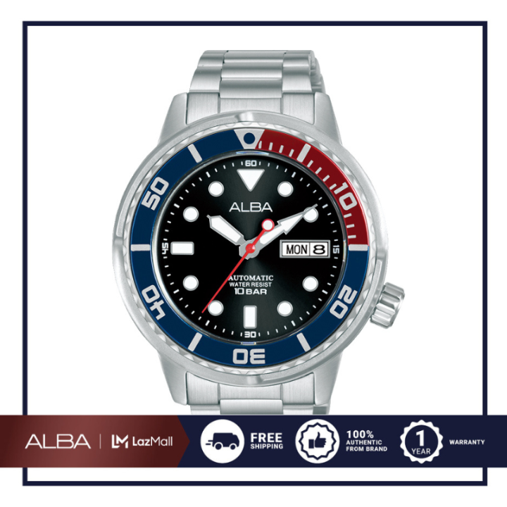 ALBA นาฬิกาข้อมือ Mini Tuna Automatic รุ่น AL4247X | Lazada.co.th