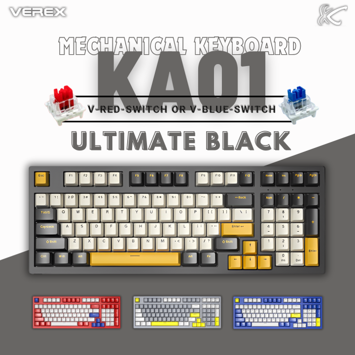 Verex X ZIFRIEND KA01 KA98 KY98 Hotswappable Mechanical Keyboard 98 ...