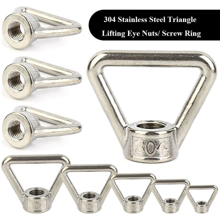 MEDIAN M8 M10 M12 304 Stainless Steel Screws Triangle Nuts Screw Ring ...