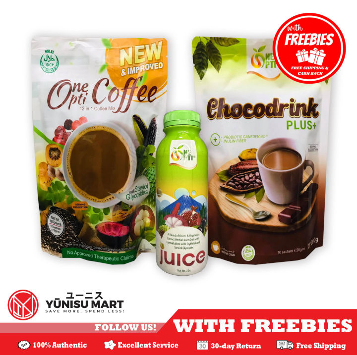 [One Opti Products] Opti Juice, Opti Coffee and Opti Choco (With ...