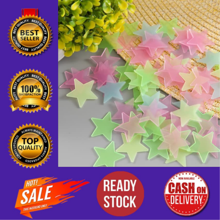 FS - Stiker Glow In The Dark - Stiker Bintang | Lazada Indonesia