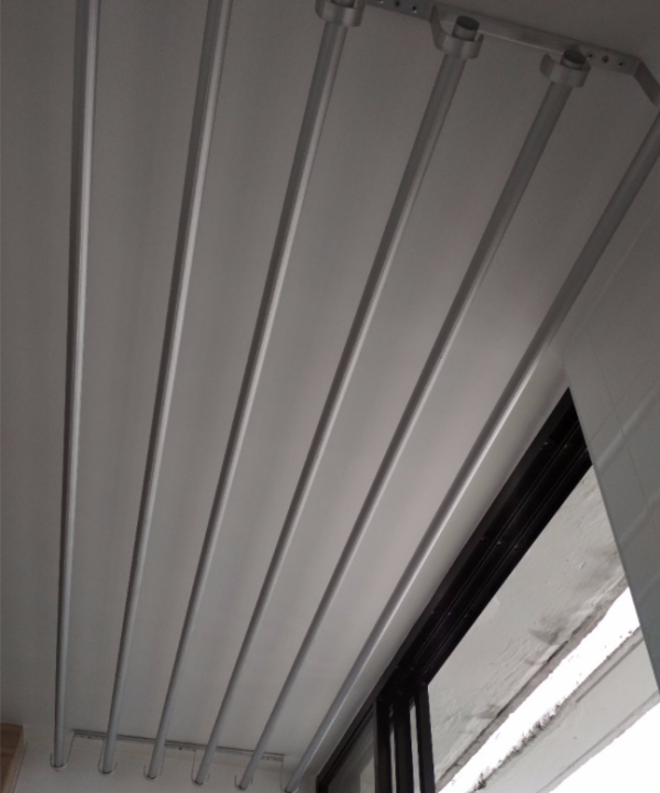 UnihomSG 3 Types Of Anti-Rust Extendable Aluminium Laundry Pole Bamboo ...