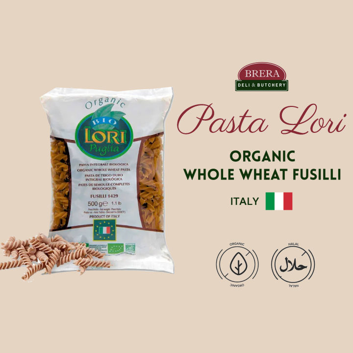 Pasta Lori Organic Whole Wheat Fusilli 500g | Lazada PH