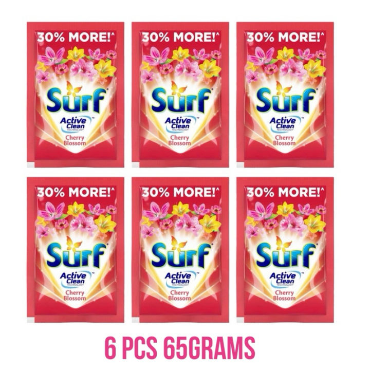 Surf Powder Detergent 65gx6 Pcs | Lazada PH