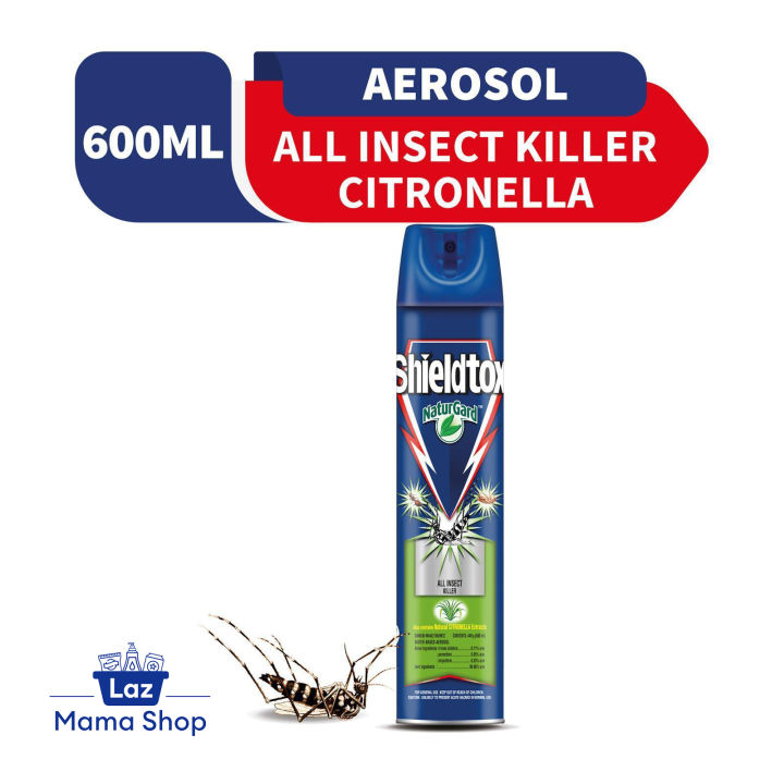 Shieldtox NaturGard All Insect Killer Spray Citronella 600ML (Laz Mama ...