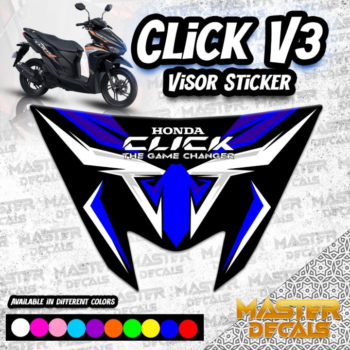 Honda Click V3 Visor Sticker Only | Lazada PH