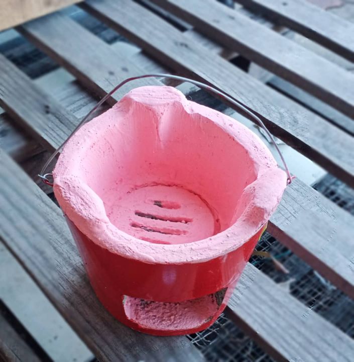 CHARCOAL STOVE (SMALL)WEDDING RED STOVE (W18cm X H14cm) | Lazada