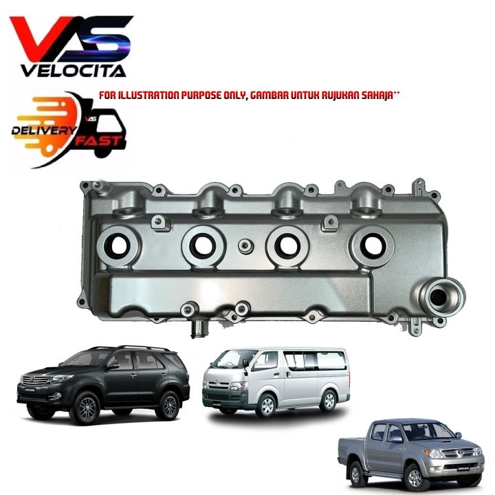 OEM VALVE ROCKER COVER (ALUMINIUM) TOYOTA HILUX KUN25 KUN26 HIACE ...