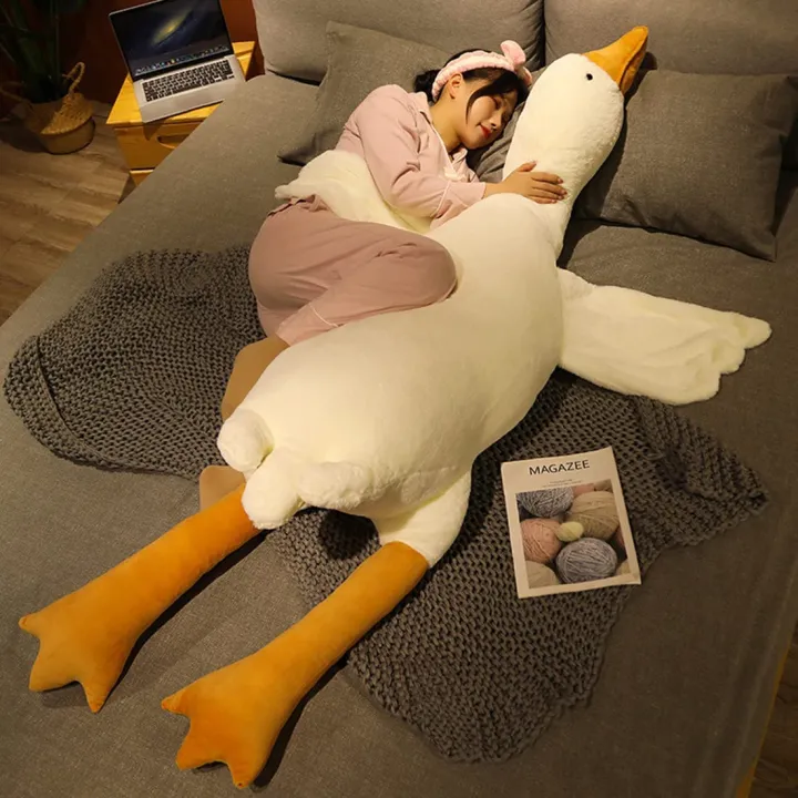 50cm Big White Goose Plush Toy Giant Duck Doll Soft Stuffed Animal ...