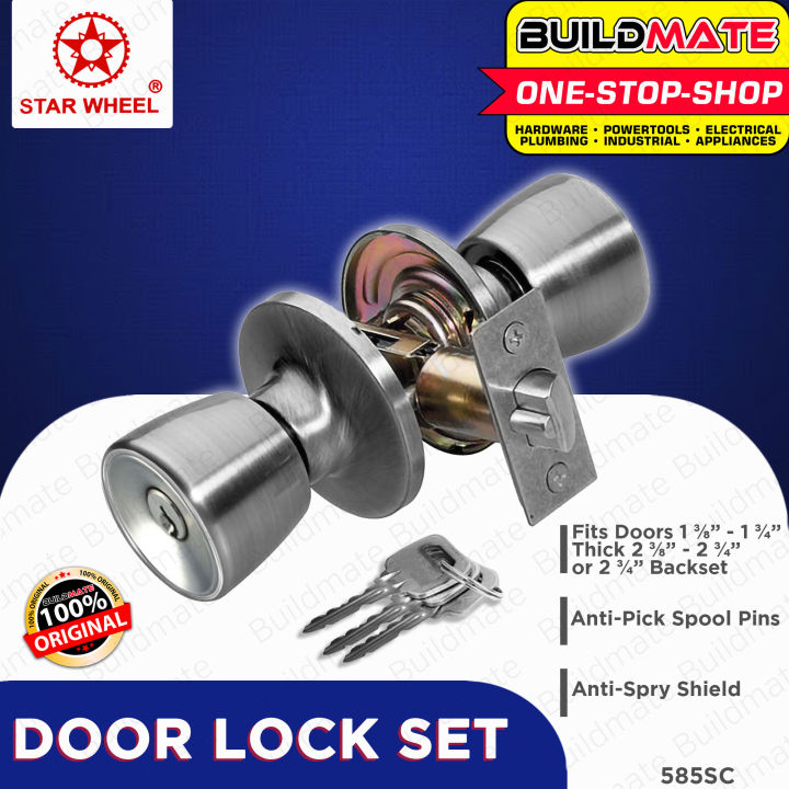 STAR WHEEL Hongkong Brand Entrance Lockset Doorlock Door Lock Knob Set ...