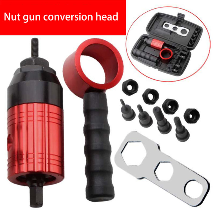 Electric Rivet Gun Removable Electric M3~M8 Rivet Nut Tool Adapter ...