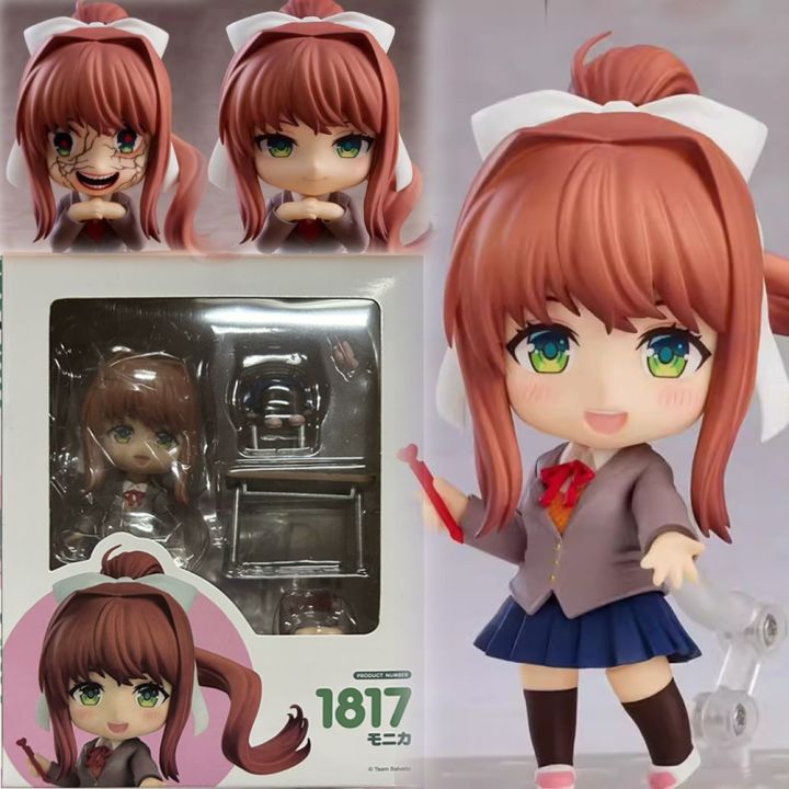 Nendoroid #1817 Doki Doki Literature Club Monika PVC Anime Toys Action ...