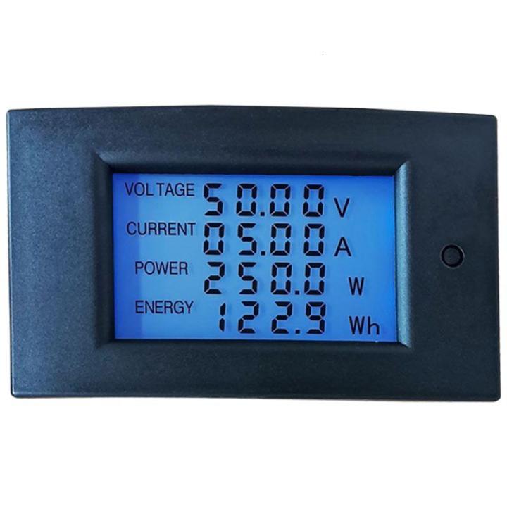 LCD Display Digital Current Voltage Solar Power Meter Multimeter ...