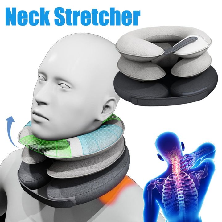 Inflatable Neck Stretcher Air Cervical Traction 3 Tubes Neck ...
