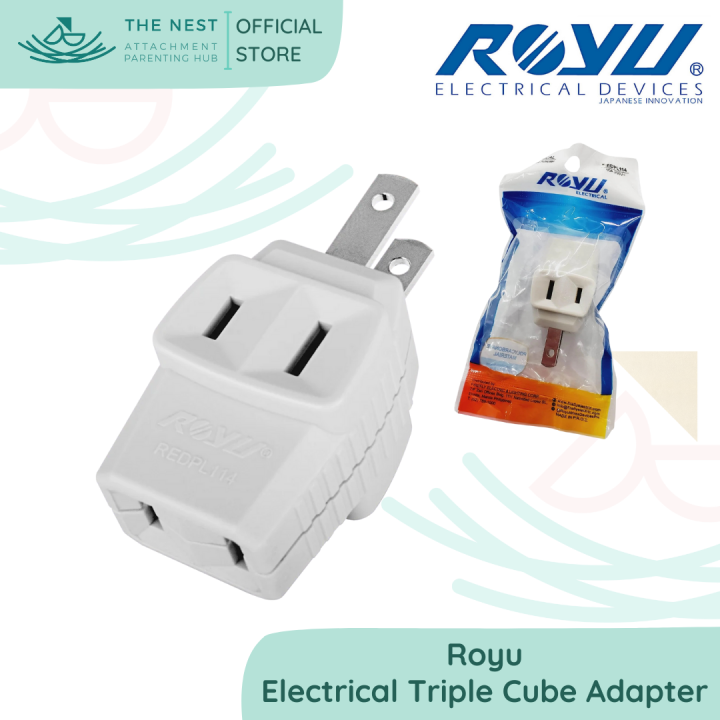 Royu Electrical Triple Cube Adapter | Lazada PH