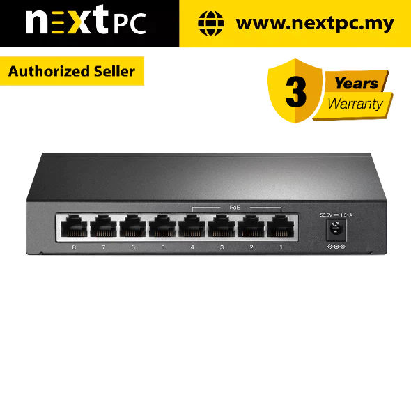 [Ready Stock] TP-LINK TL-SG1008P 8-Port Gigabit Desktop Switch with 4 ...