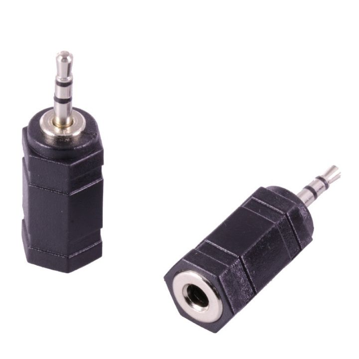 3 Poles Stereo 2.5mm Male Plug to 3.5mm Female Jack Socket 2.5 to 3.5 Audio Connector Headphone ...