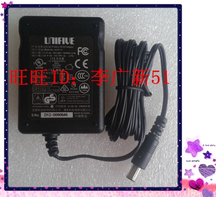 Original/Free shipping New Arrival Universal UNIFIVE Youyuan 15V 1A ...