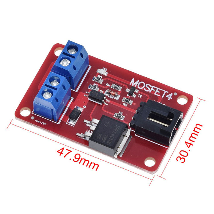 1 Channel 1 Route MOSFET Button IRF540 + MOSFET Switch Module for ...