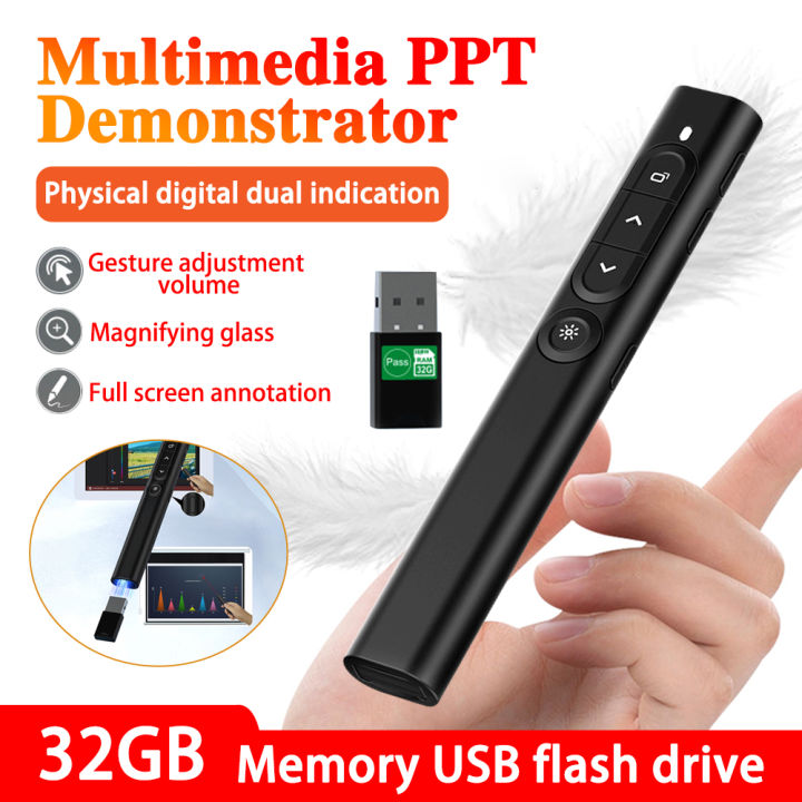 Multifunction Digital Presenter Physics Dual Indicator USB Storage ...