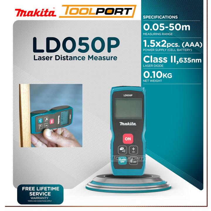 Makita LD050P Laser Distance Measure (50 Meters) [ TOOLPORT ] | Lazada PH