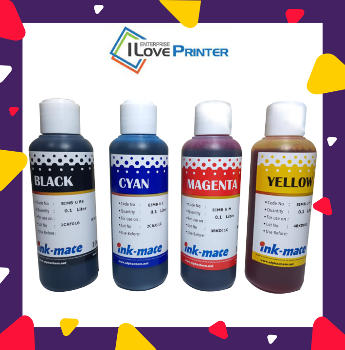 Epson Inkmate DYE refill CMYK 1 set ink for Epson printer, CISS, Ink ...