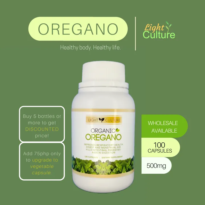 Oregano Capsule (100caps/500mg) Herbal Supplement | Lazada PH