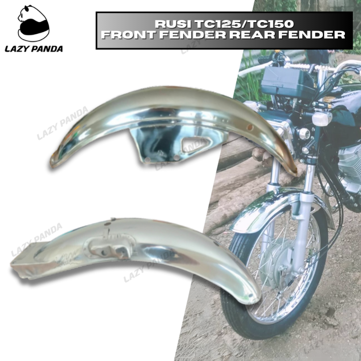 MOTORCYCLE PARTS RUSI TC125/TC150 FRONT FENDER & REAR FENDER CHROME ...