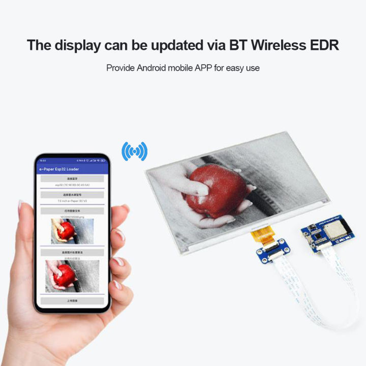 Esp32 E Ink Display Screen Module Bluetooth Compatible Wireless Powered Epaper Module Spi E