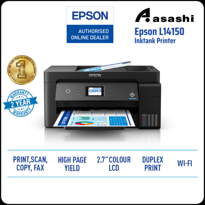 Epson EcoTank L14150 All-in-One Ink Tank Printer | Lazada