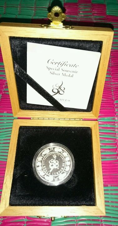 Limited Edition 1998 Sukom Commonwealth Games Sukan Komenwel Royal Selangor Pewter 99.99 Pure ...