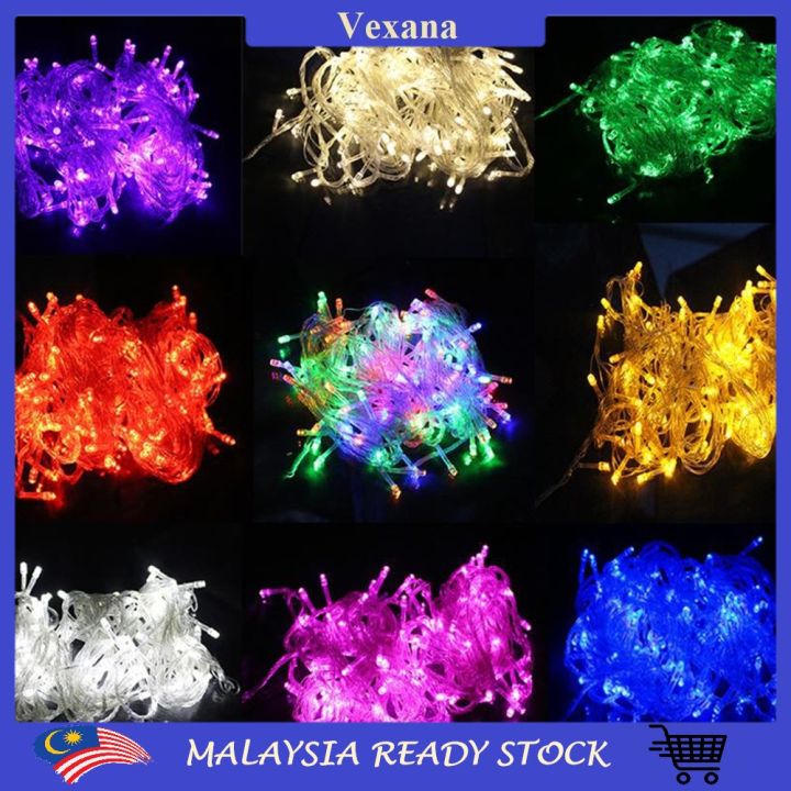 LED Light Party Decoration LED 10m Lampu Raya Lip Lap | Lazada