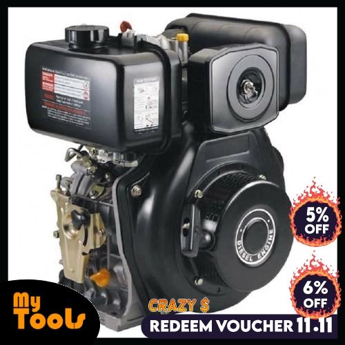 Esaco Hisaki KM178F 7HP MANUAL Air-Cooled Diesel Engine | Lazada