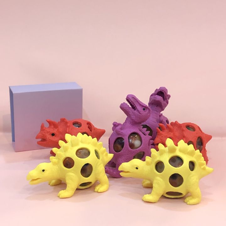 Dinosaur Squeeze Toy Elastic Soft TPR Cute Animal Doll Pinch Toy ...