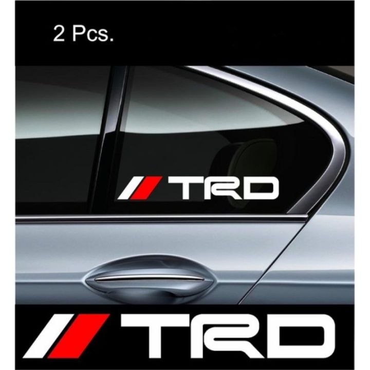 Toyota TRD sticker for vios hilux altis innova fortuner hiece decals ...