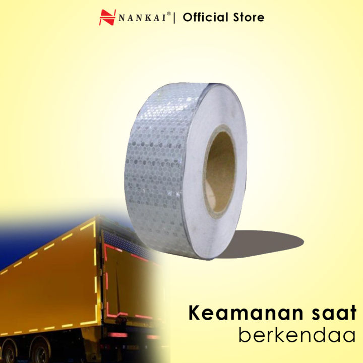 Sticker Reflector Putih 2 inci x 45 meter Nankai | Lazada Indonesia