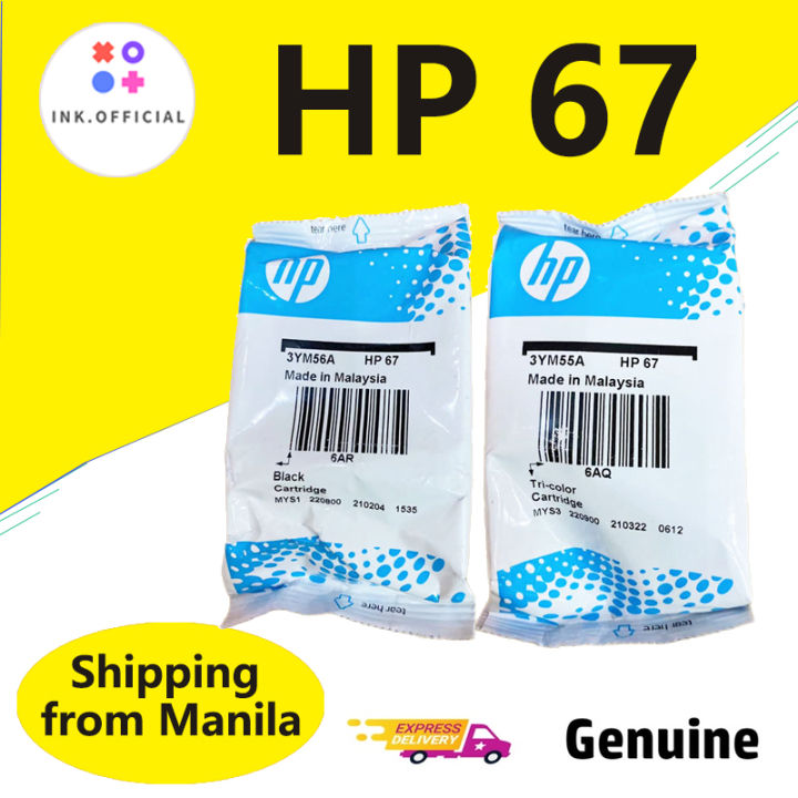 HP 67 Original hp67 genuine For HP Deskjet 2724 2725 2722 2752 2755 2330 2331 2332 4120 4140 ...