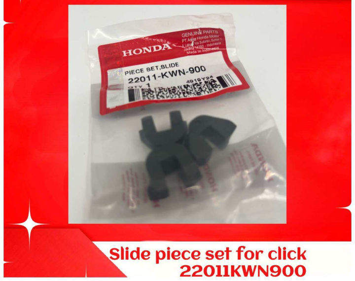 Slide Piece Set for Click 125/150 v1 and v2, Airblade, ADV150, PCX150 3 ...