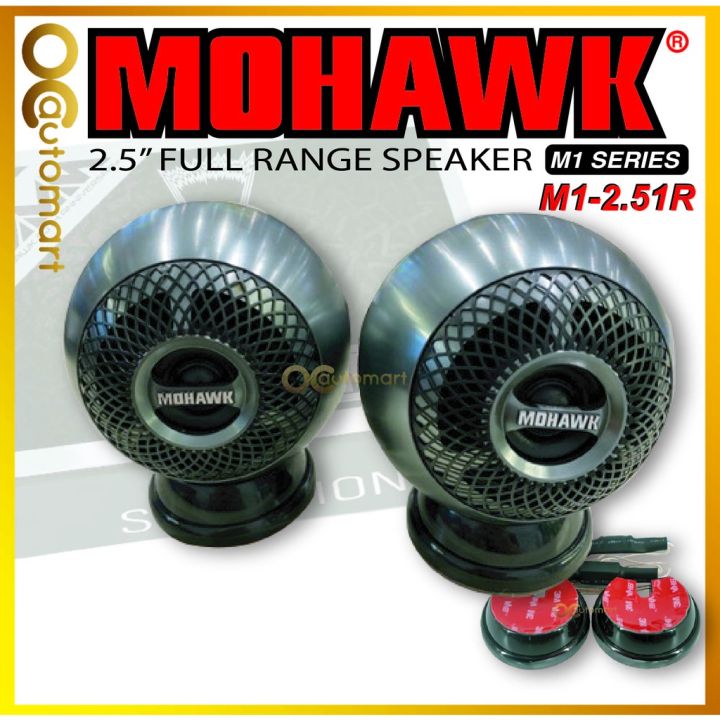 MOHAWK M1-SERIES R 2.5 INCH FULL RANGE SPEAKER WITH TWEETER-M1-2.51R ...