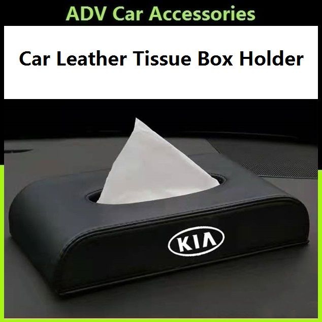 KIA logo Leather Car Tissue Box Holder | Lazada KIA logo Leather Car Tissue Box Holder | Lazada