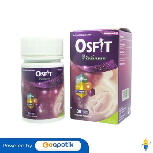Osfit Platinum Botol 30 Kapsul Lunak | Lazada Indonesia