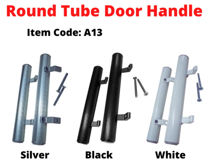 Swing Door Glass Door Round Tube Pull Handle 1Feet Pemegang Pintu Kaca ...